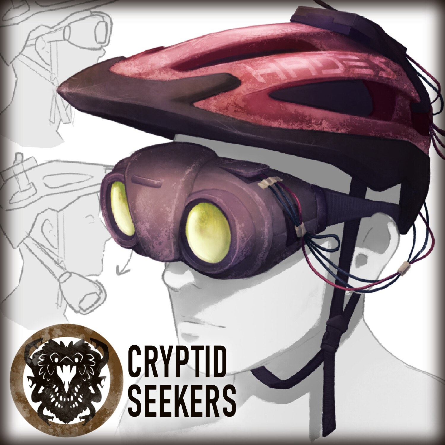 ArtStation - Cryptid Seekers - Helm of Darkness