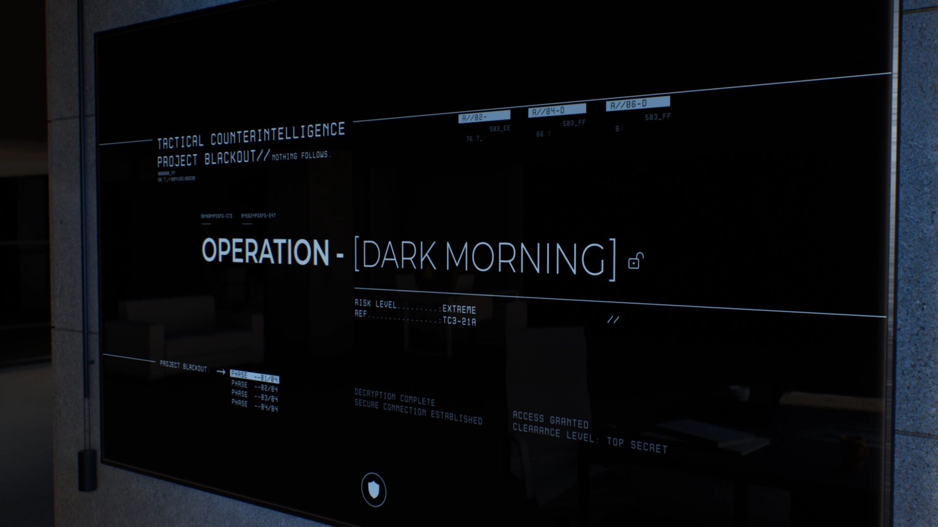 ArtStation - FUI | OPERATION - DARK MORNING