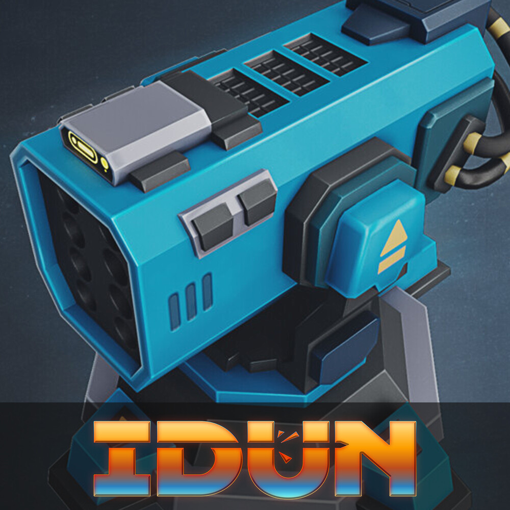 ArtStation - IDUN - Turret Set