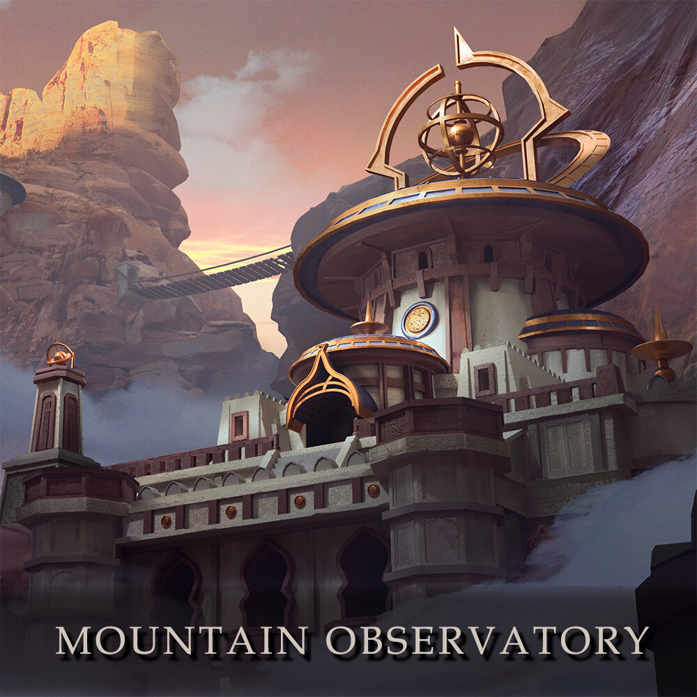 ArtStation - Mountain Observatory