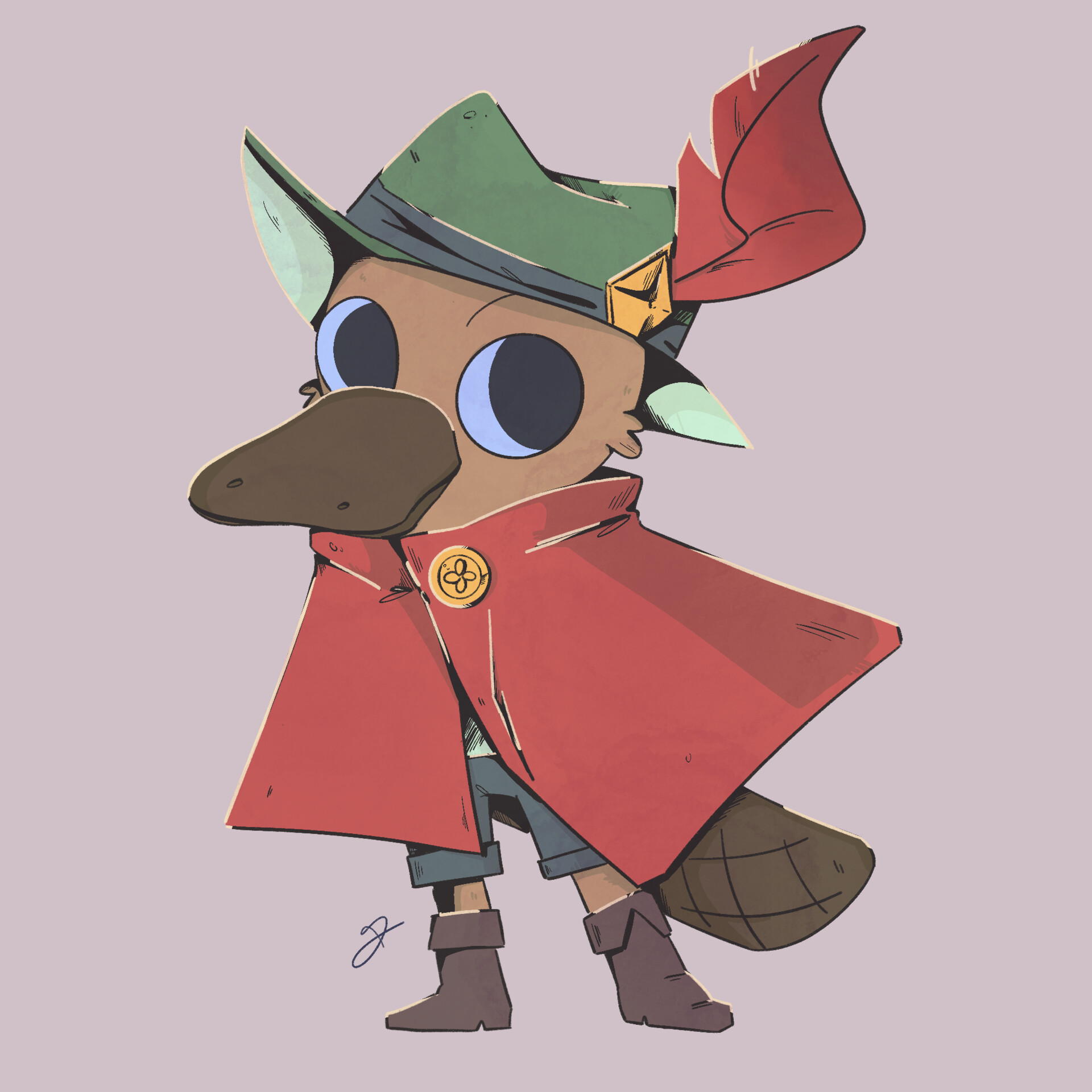 ArtStation - ROOT Inspired Charadesign - Platypus