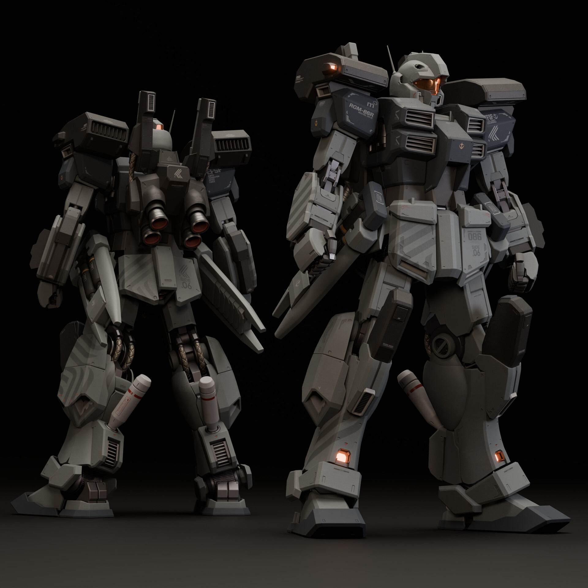 ArtStation - RGM-86R - Nouvel GM III