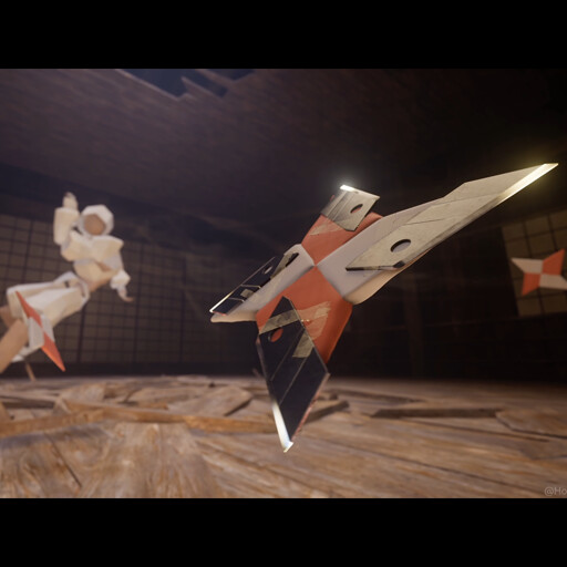 ArtStation - Suddenly, Paper Ninja | Unreal Animation Sketch