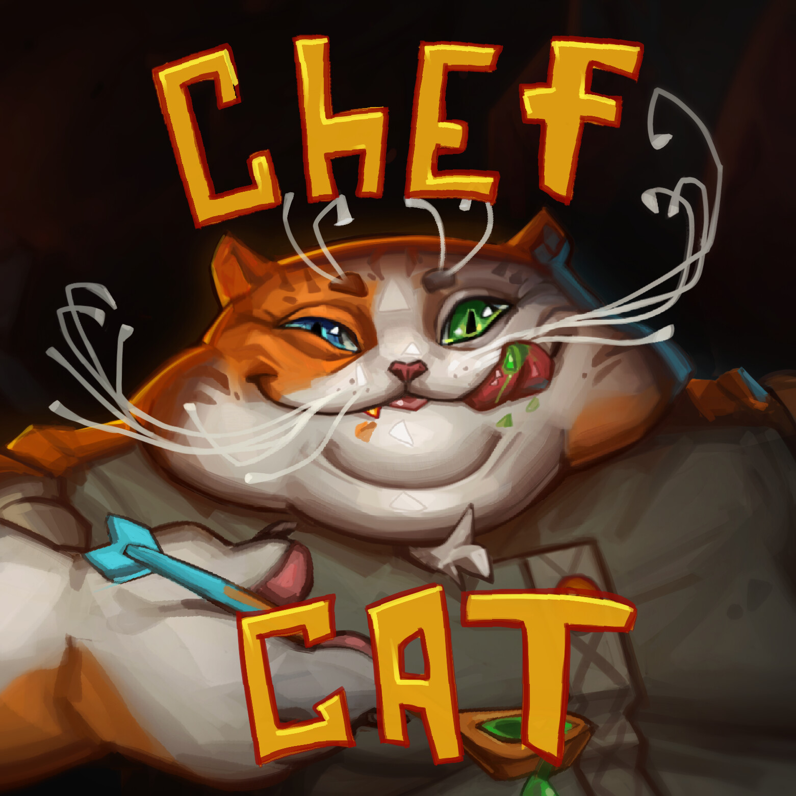 ArtStation - chef cat