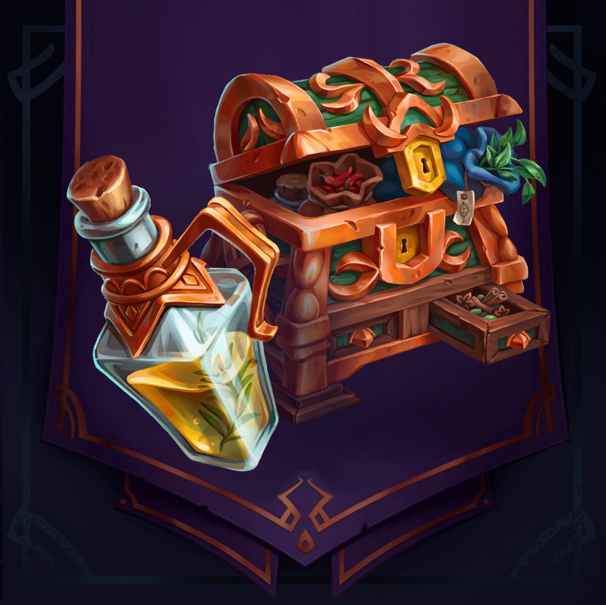 ArtStation - Spice seller - props