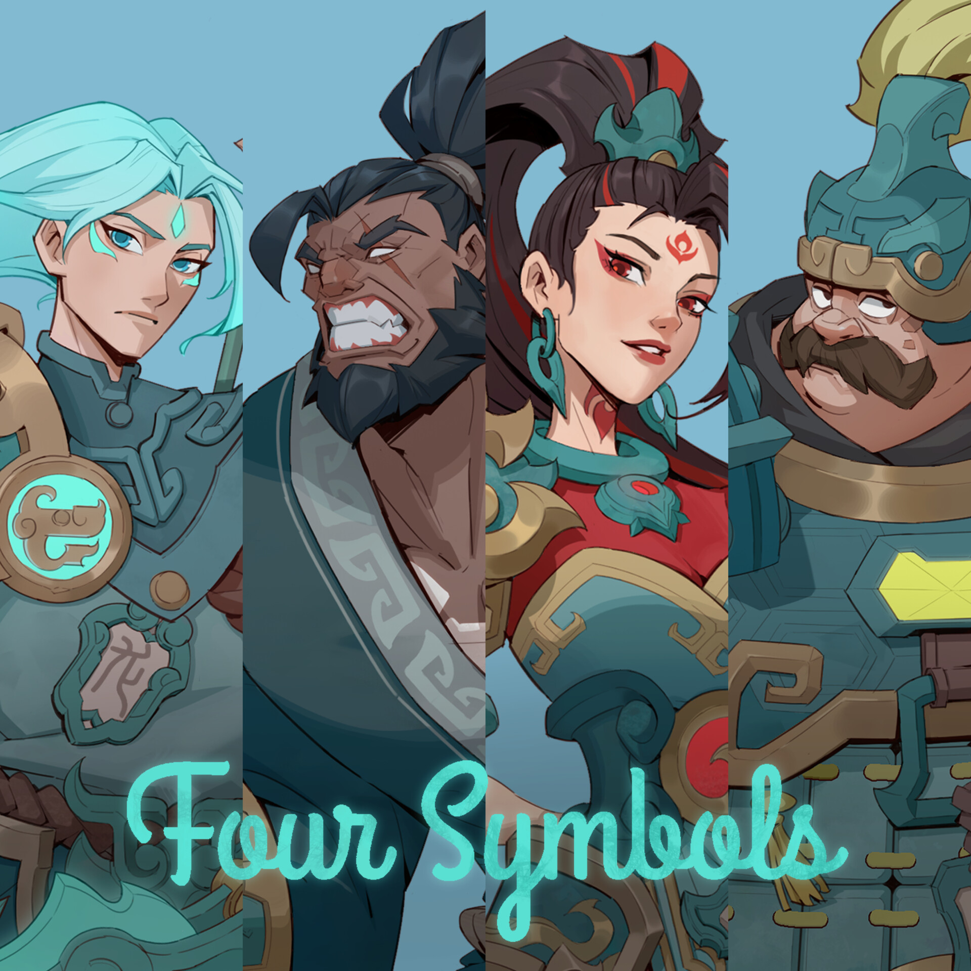 ArtStation - Four Symbols