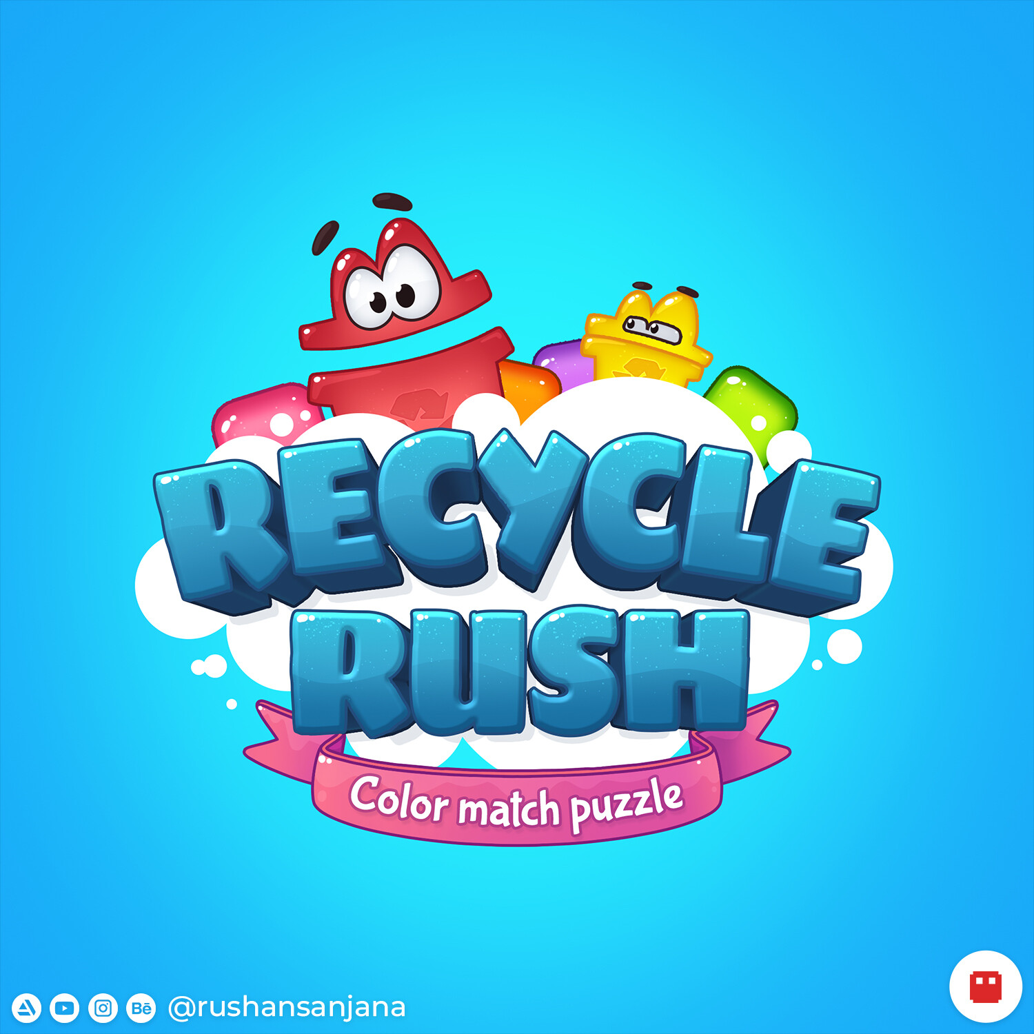 ArtStation - Recycle Rush game art