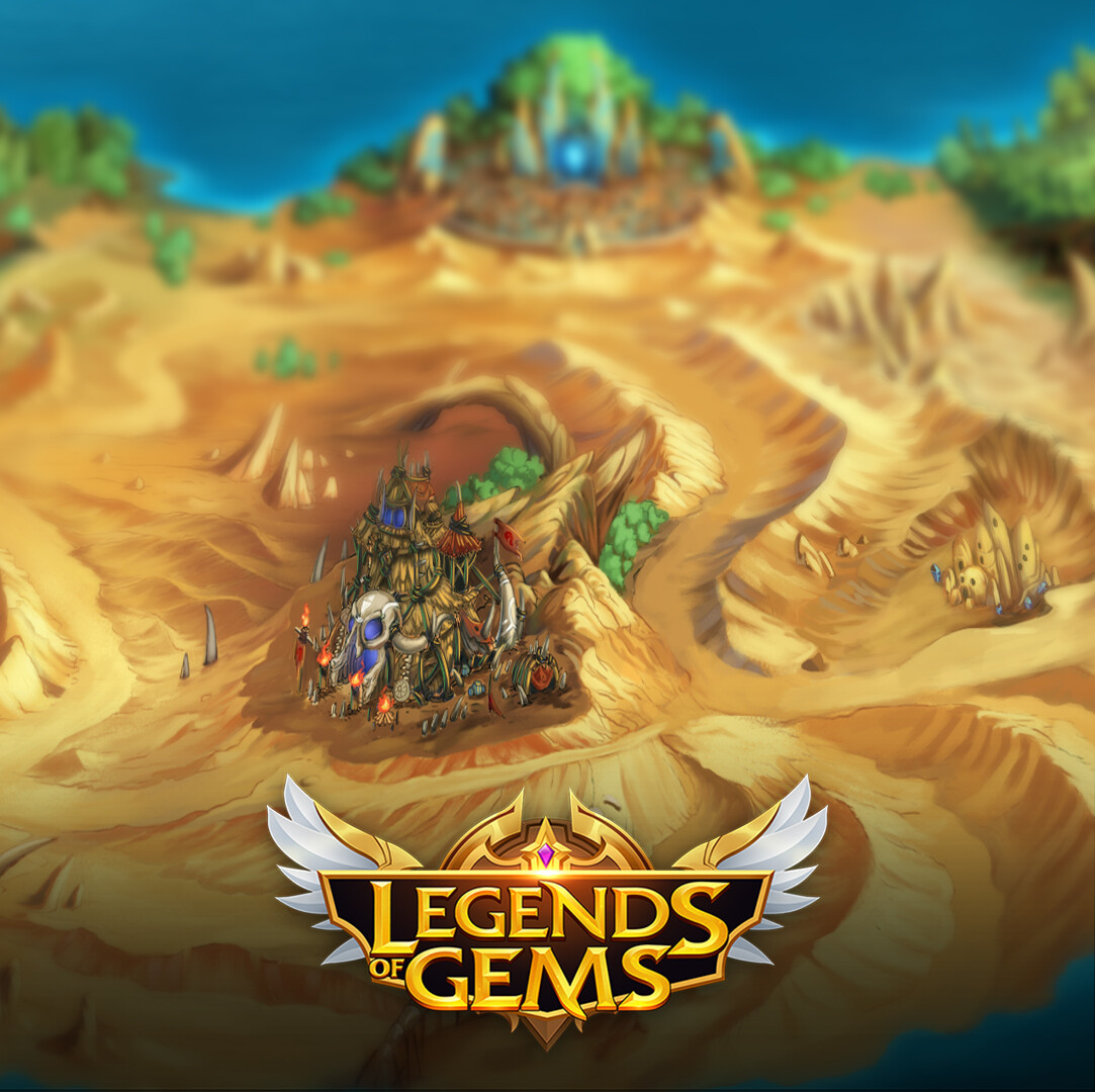 ArtStation - Legends of Gems | World maps