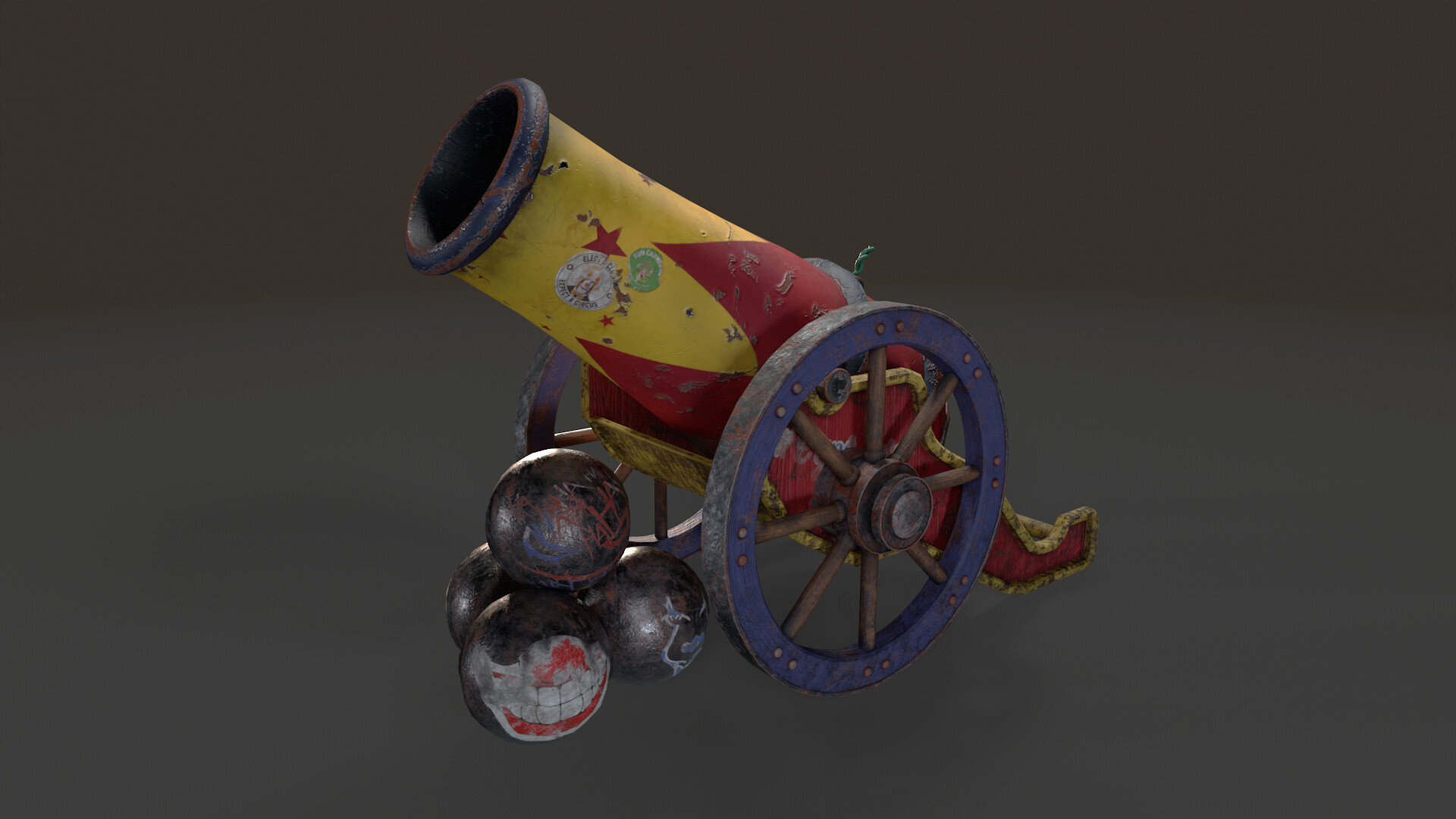 ArtStation - Old Circus Cannon