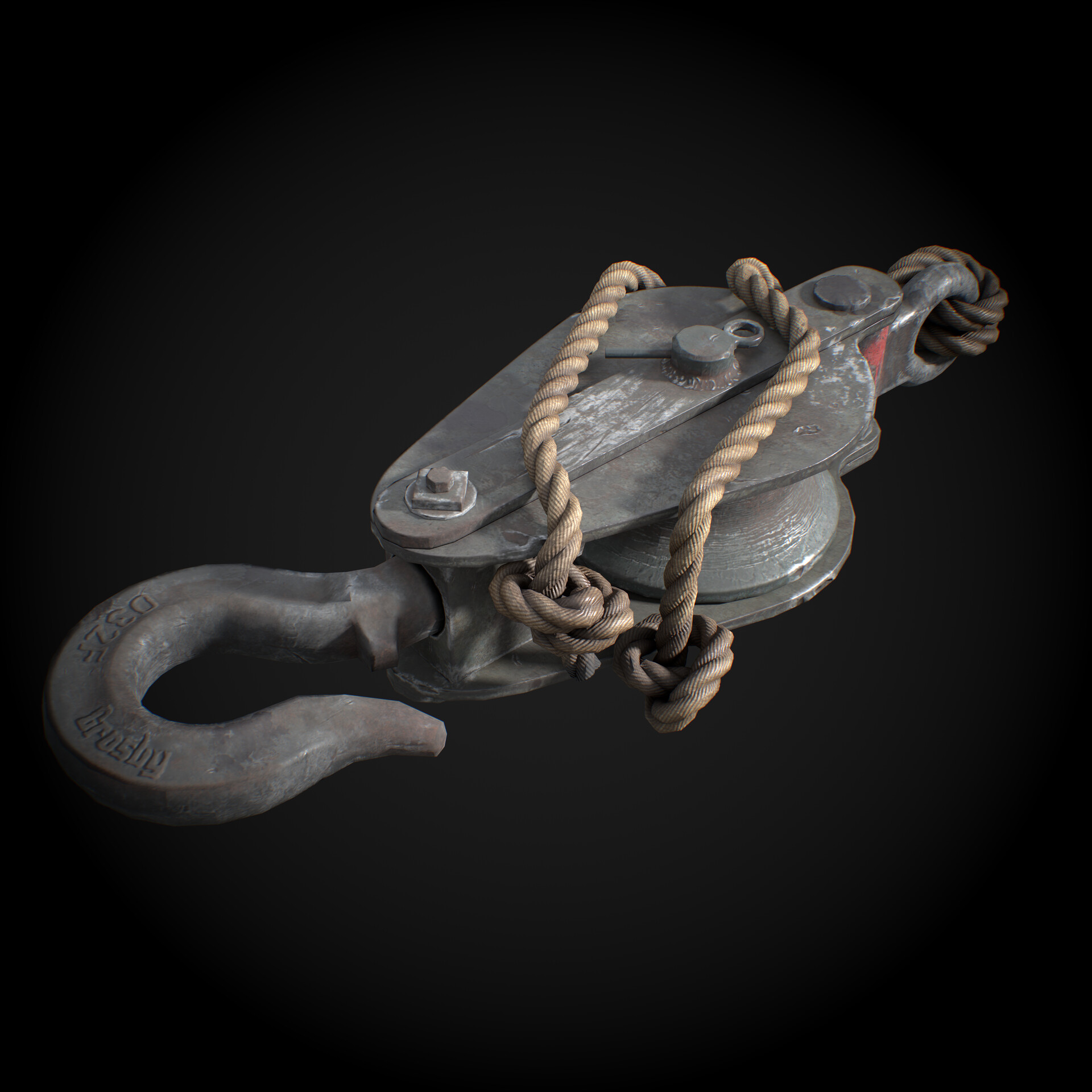 ArtStation - Hook pulley prop
