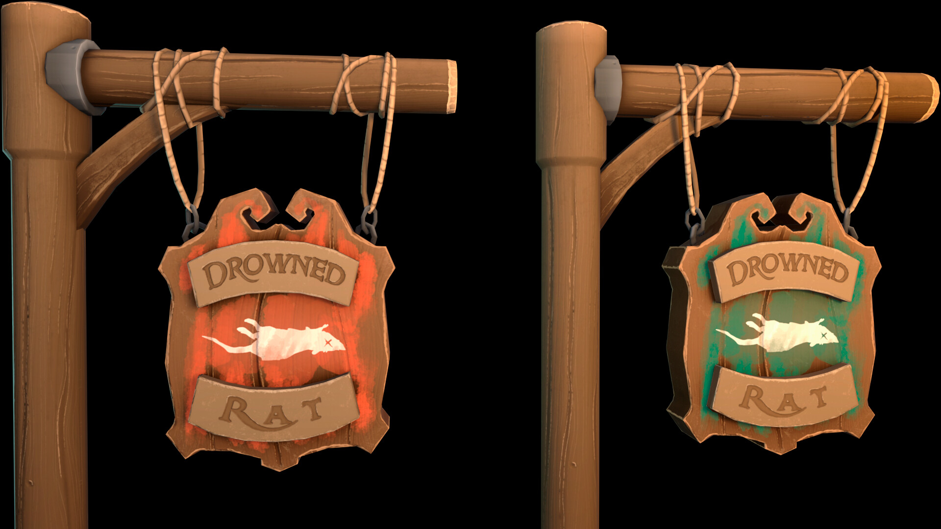 ArtStation - Stylized Signage set