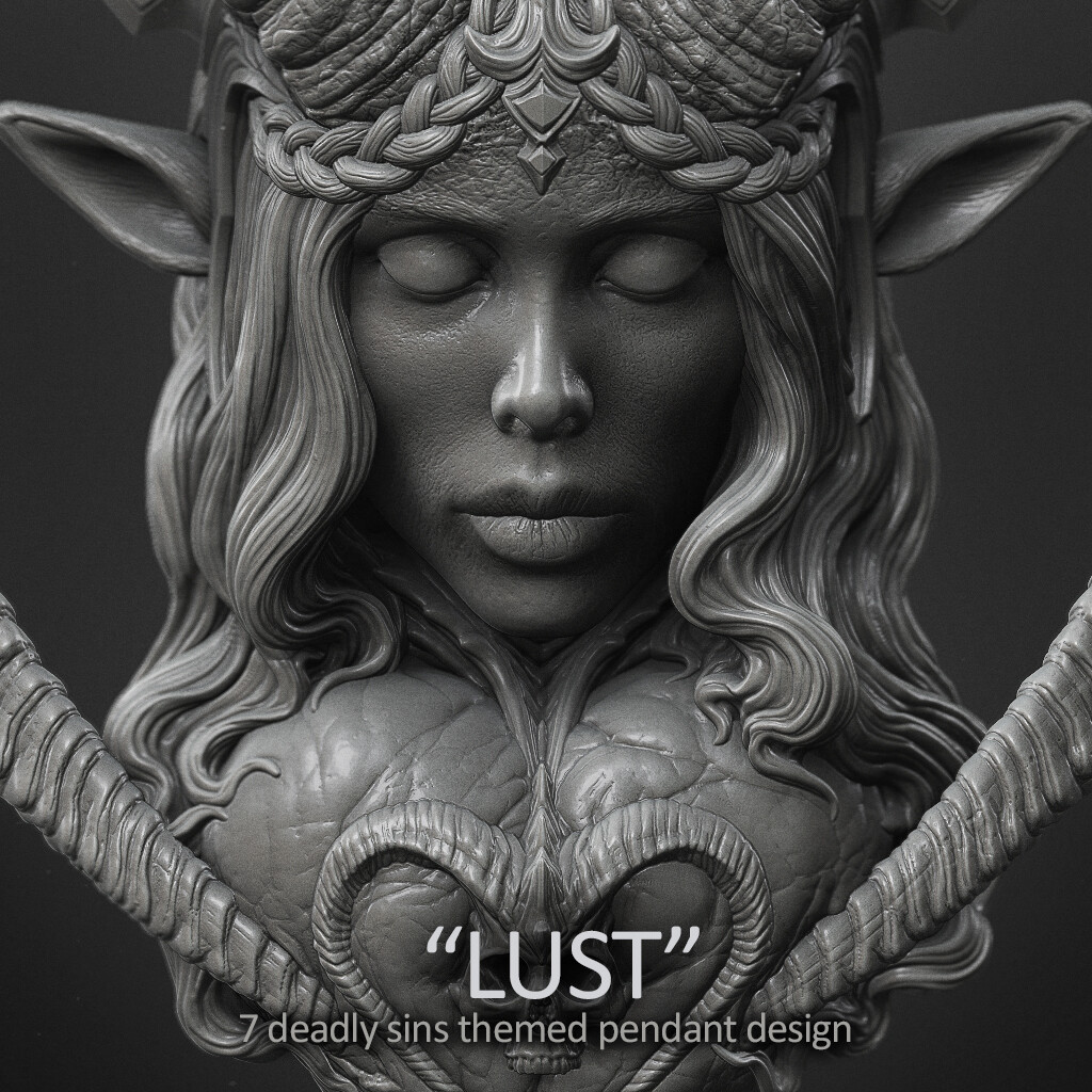 ArtStation - 7 deadly sins - LUST