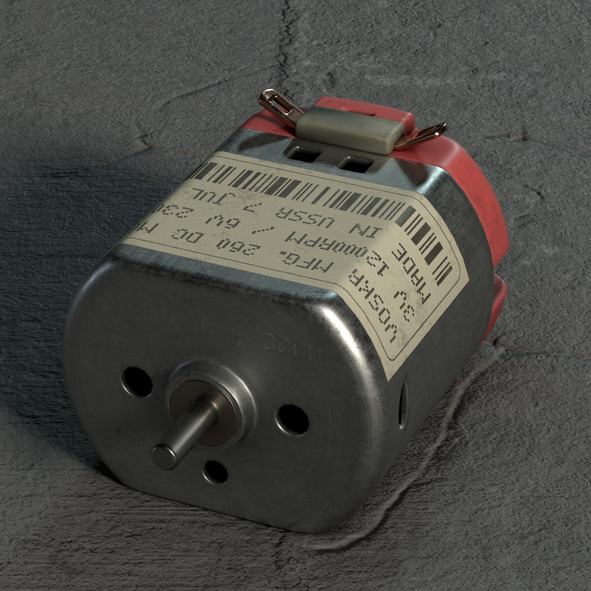 ArtStation - Retro Soviet DC Motors