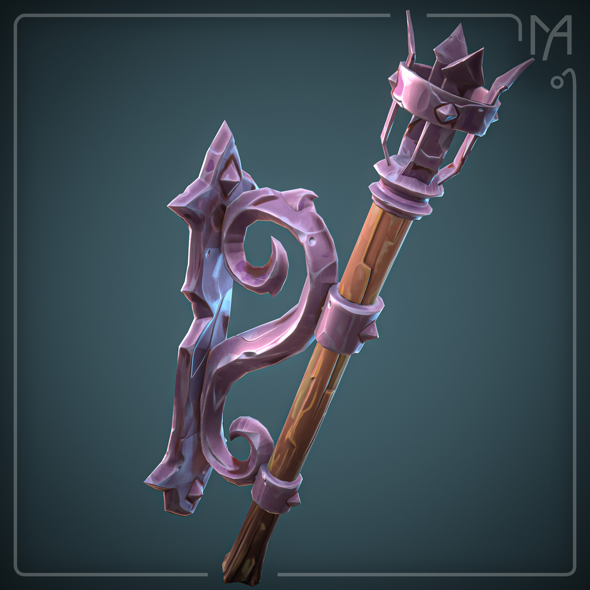 ArtStation - Stylized wall flare