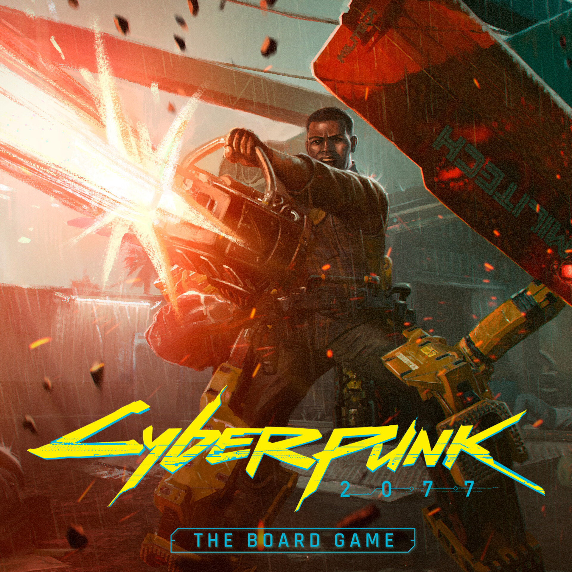 ArtStation - Cyberpunk 2077 The Board Game CHASE COLEY card