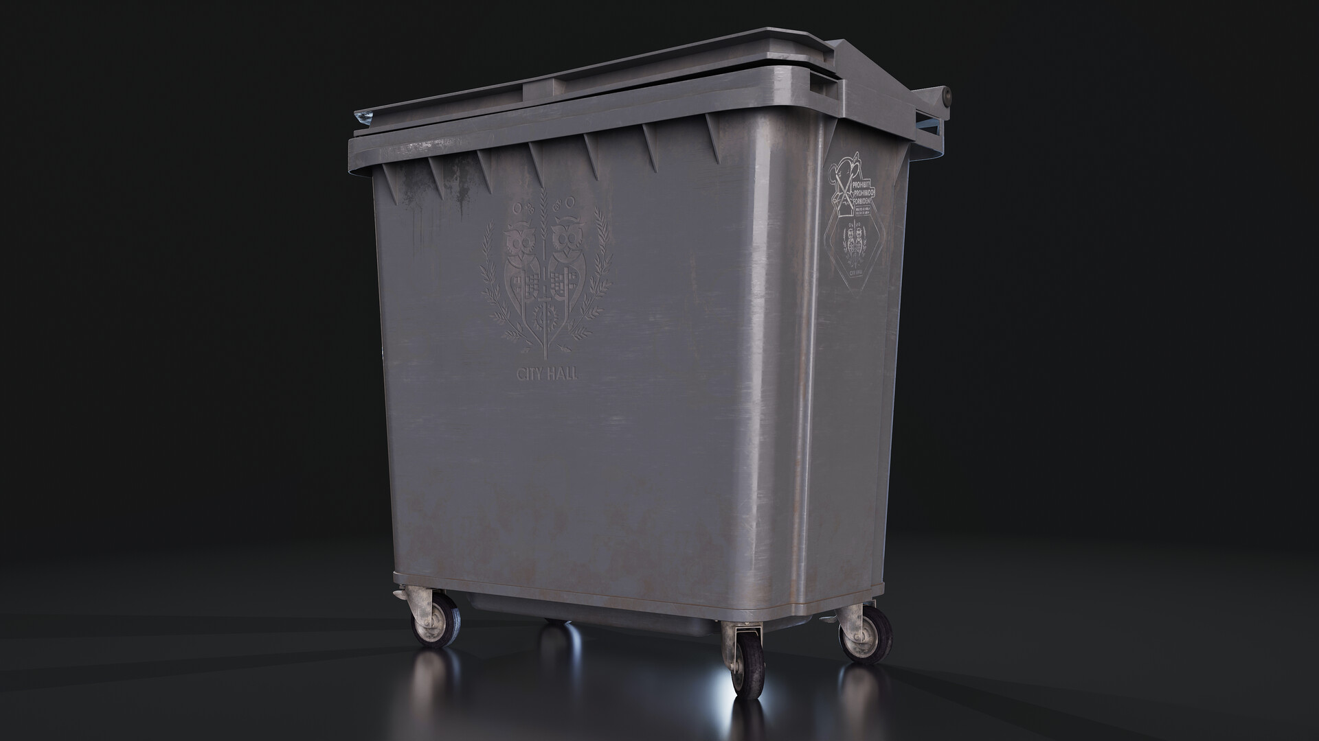 ArtStation - Garbage Container - Game Ready