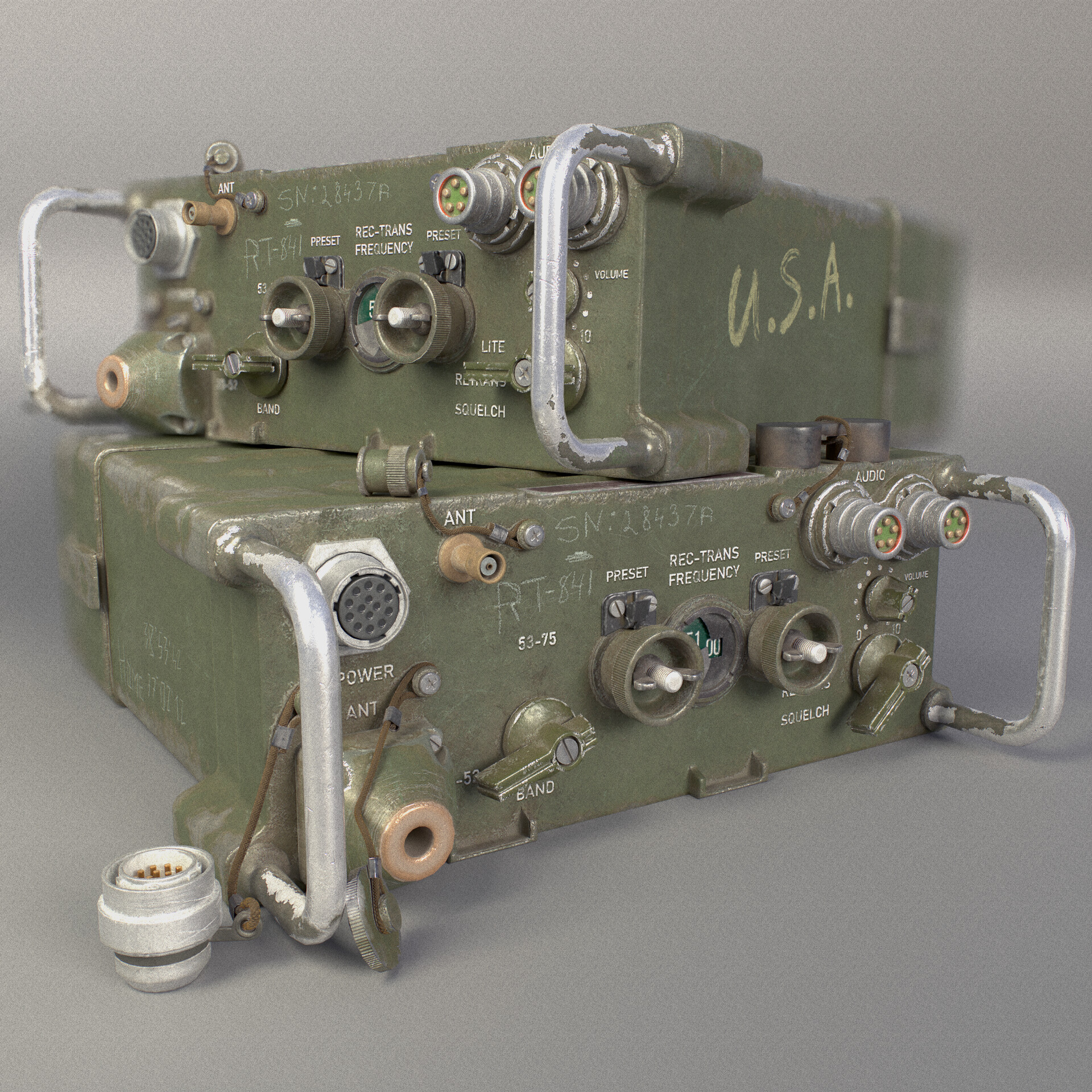 ArtStation - PRC-77 radio