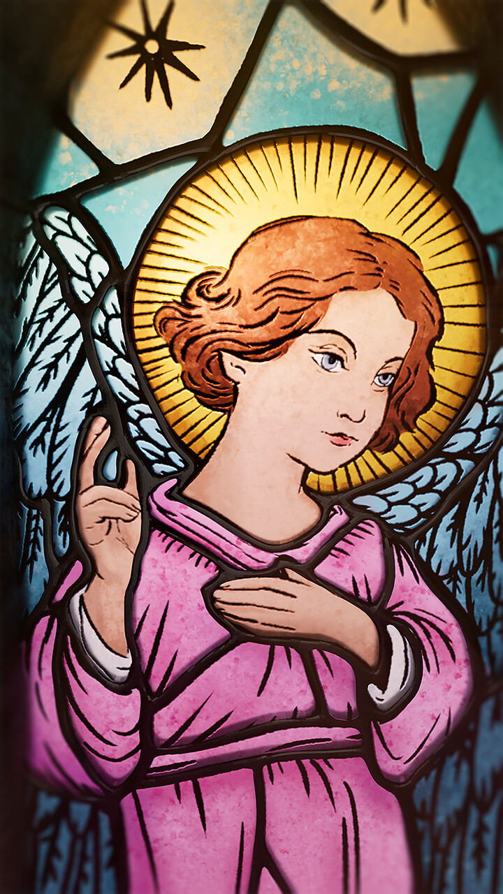 ArtStation - Divine Colors : Illuminated Stained Glass