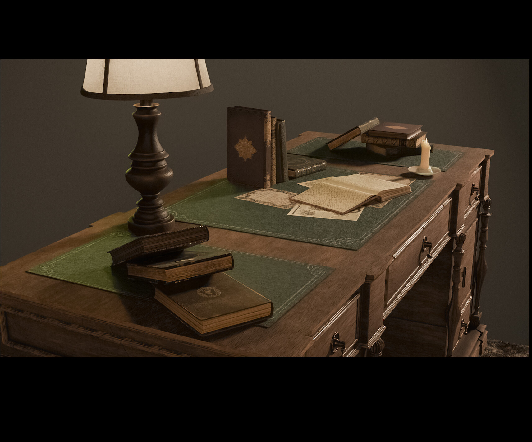 ArtStation - Victorian study room