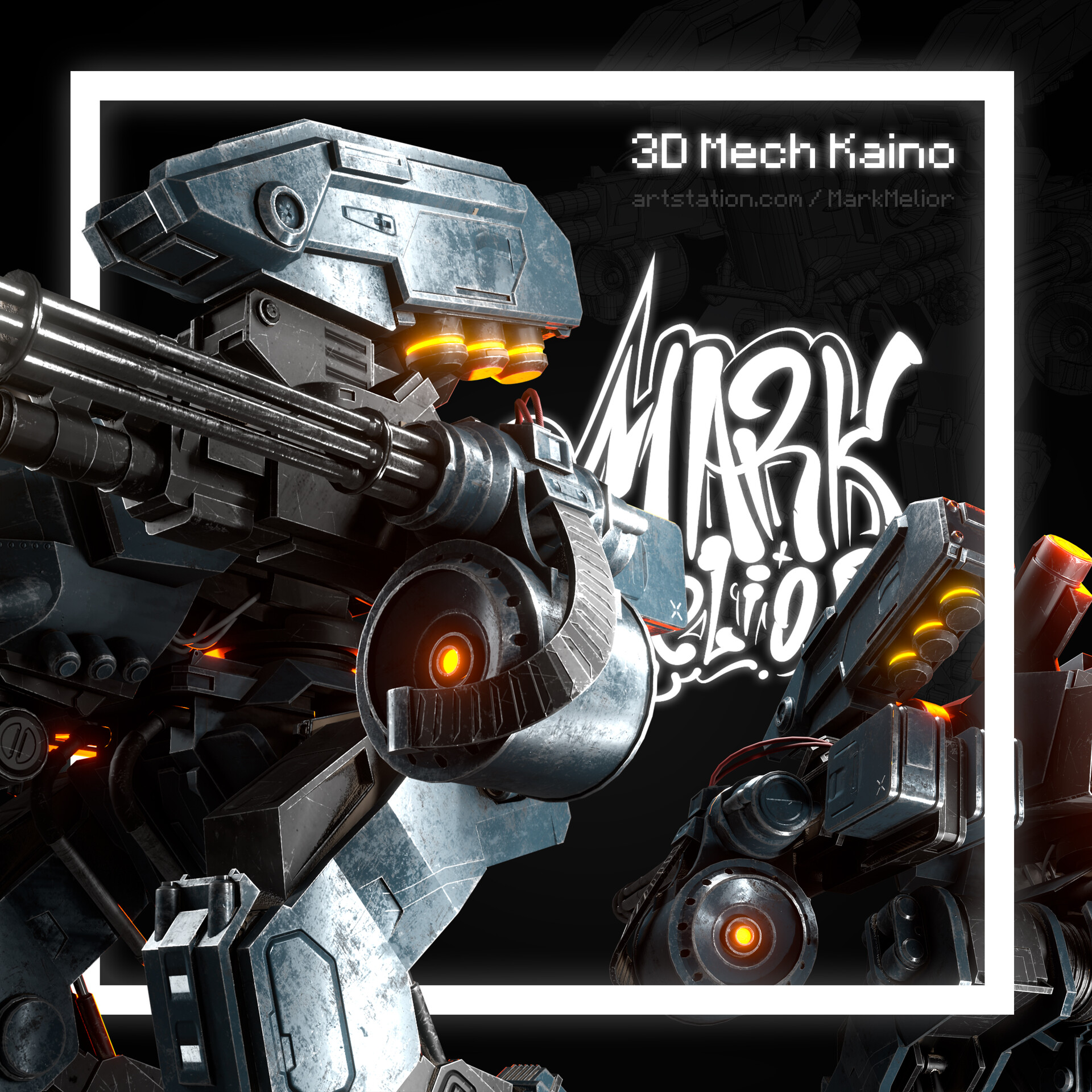 ArtStation - 3D Mech Kaino c-12