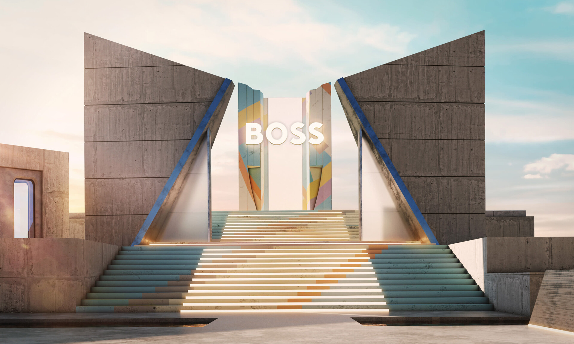 ArtStation - BOSS Spatial Immersive Showroom SS 2023