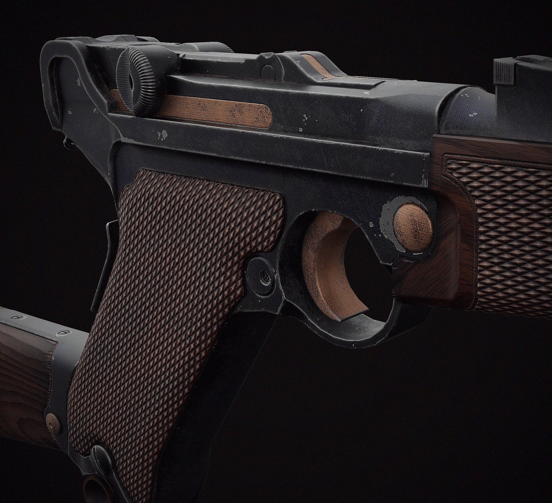 ArtStation - Luger - Carbine Variant