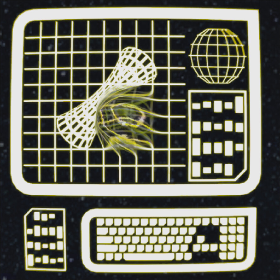 ArtStation - UI Materials practice -- Flowing Distortion