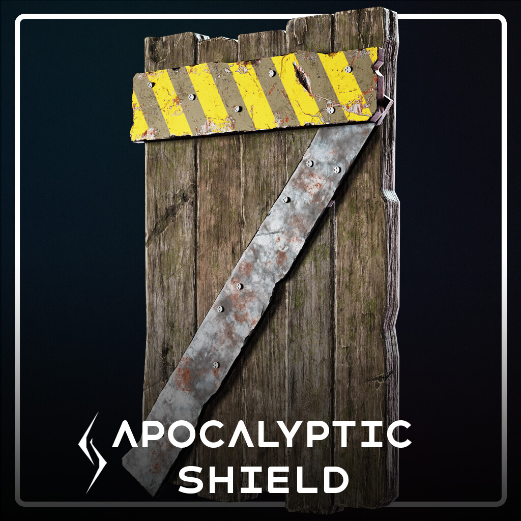 ArtStation - Post-Apocalyptic Shield (Game Asset)