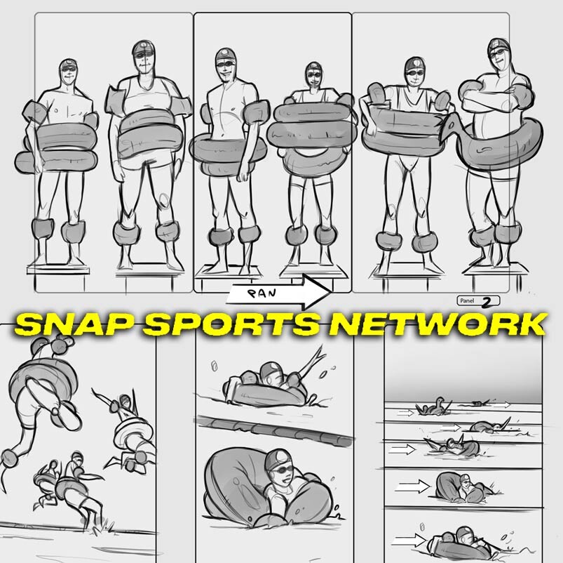 ArtStation - Snap Sports Network S.1 - Storyboards