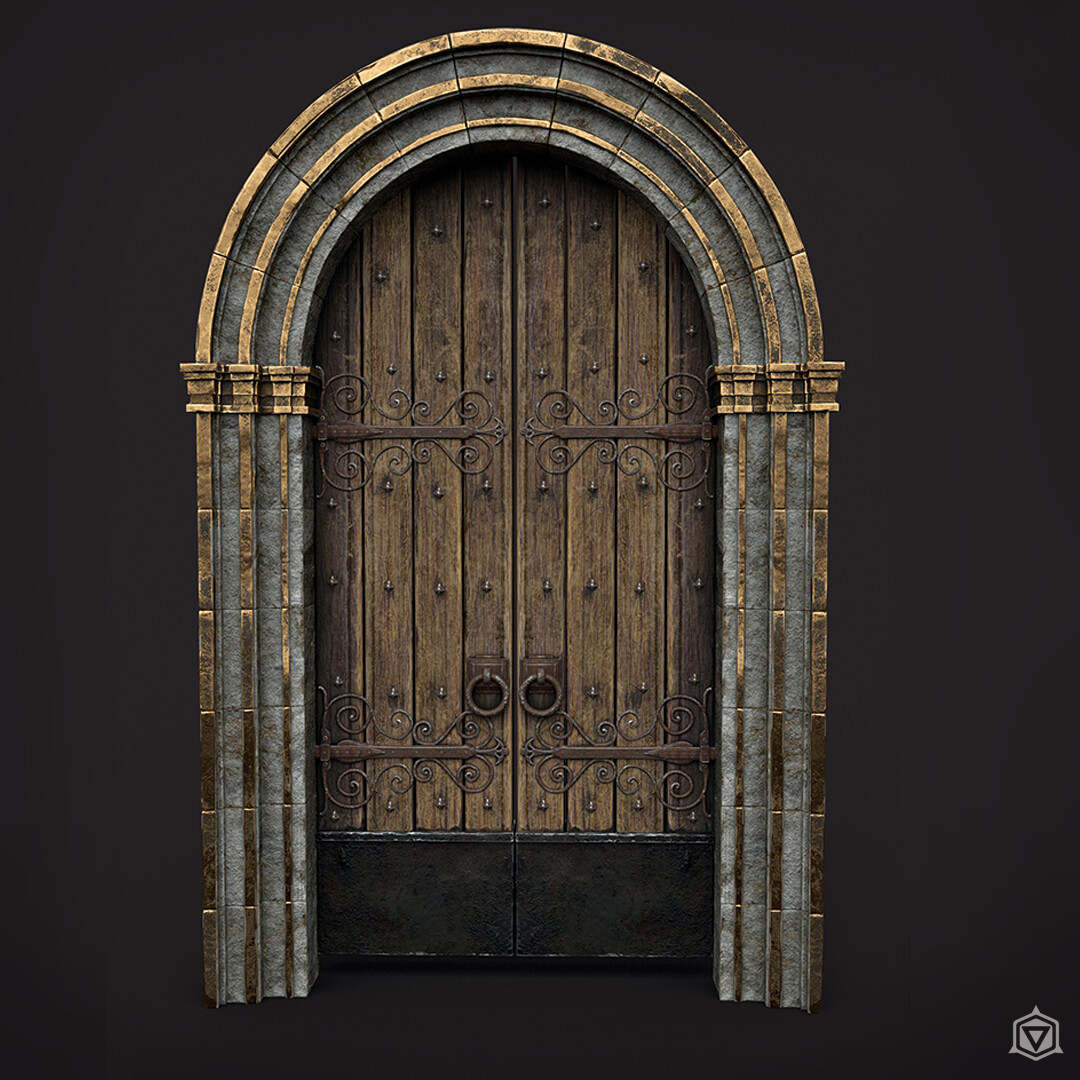 ArtStation - Medieval Door