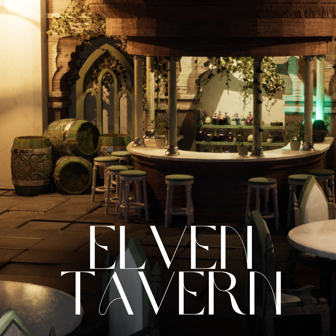 ArtStation - Elven Tavern