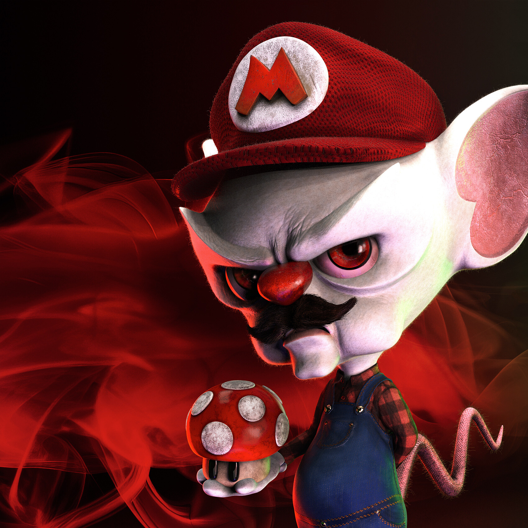 ArtStation - Pinky & The Brain x Mario Bros.
