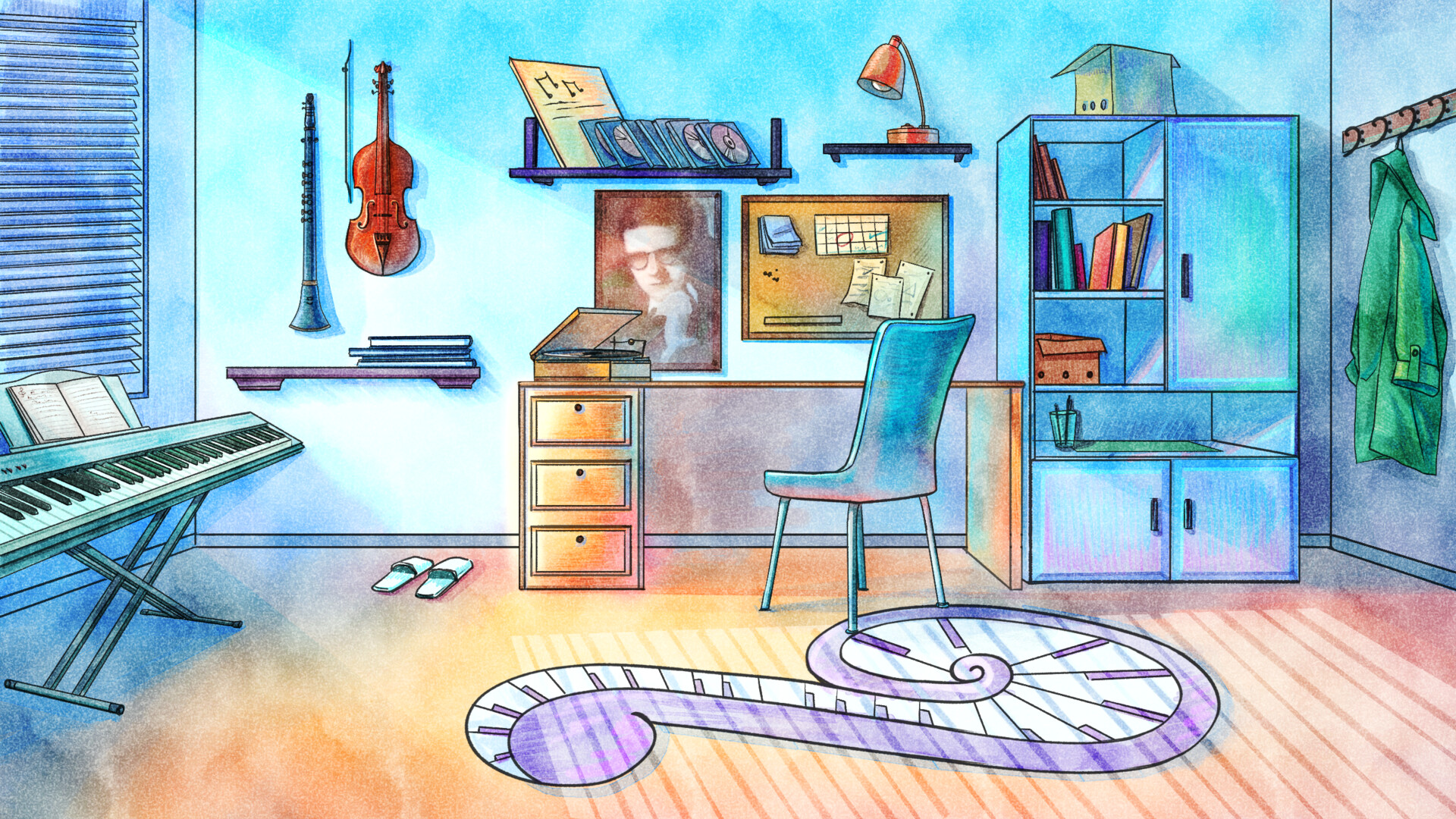 ArtStation - Backgrounds for visual novel