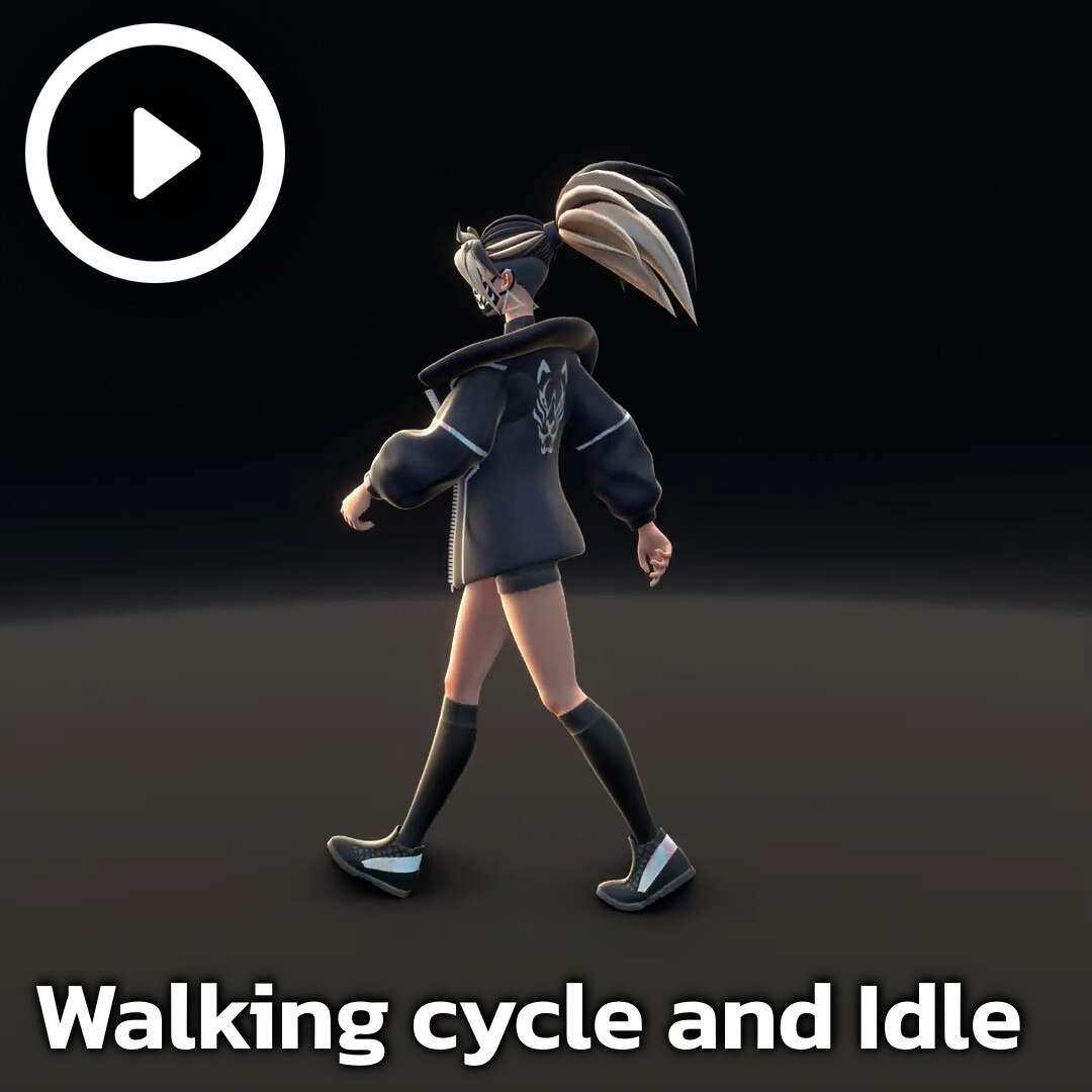 ArtStation - Animation Personal Project - Akali Rig