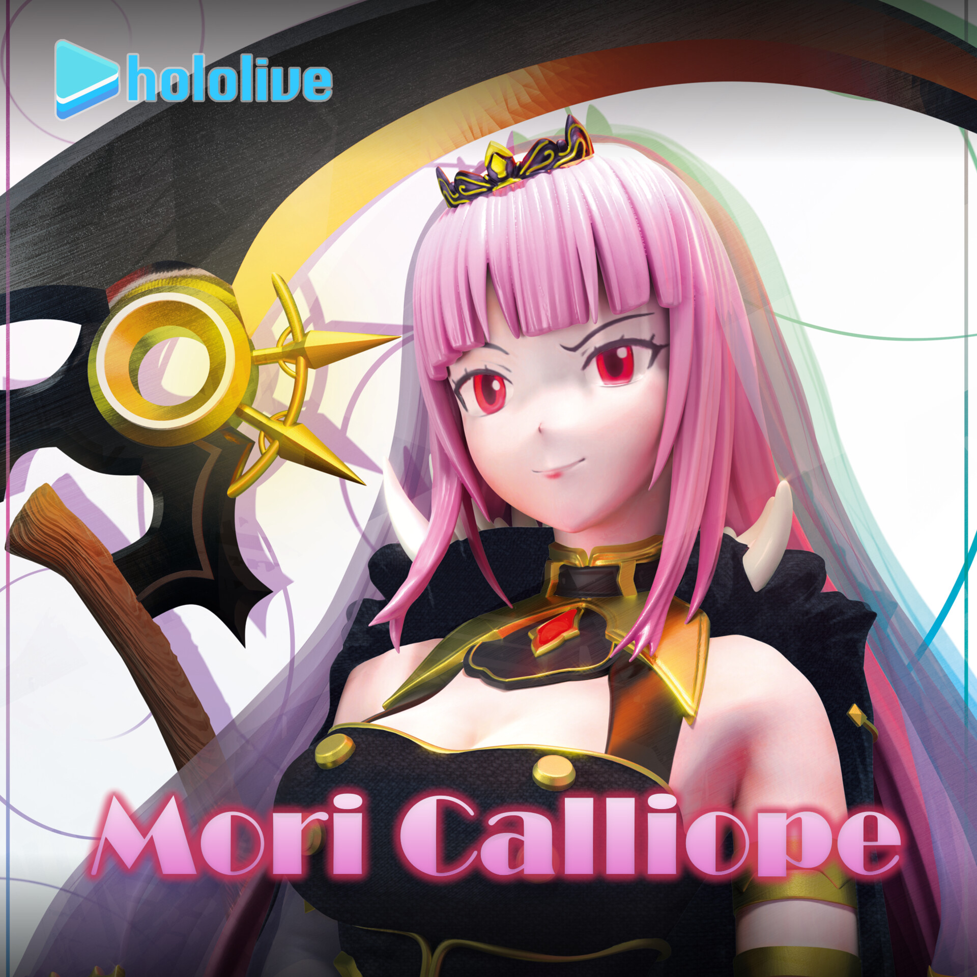 ArtStation - Mori Calliope Unfinished Figure