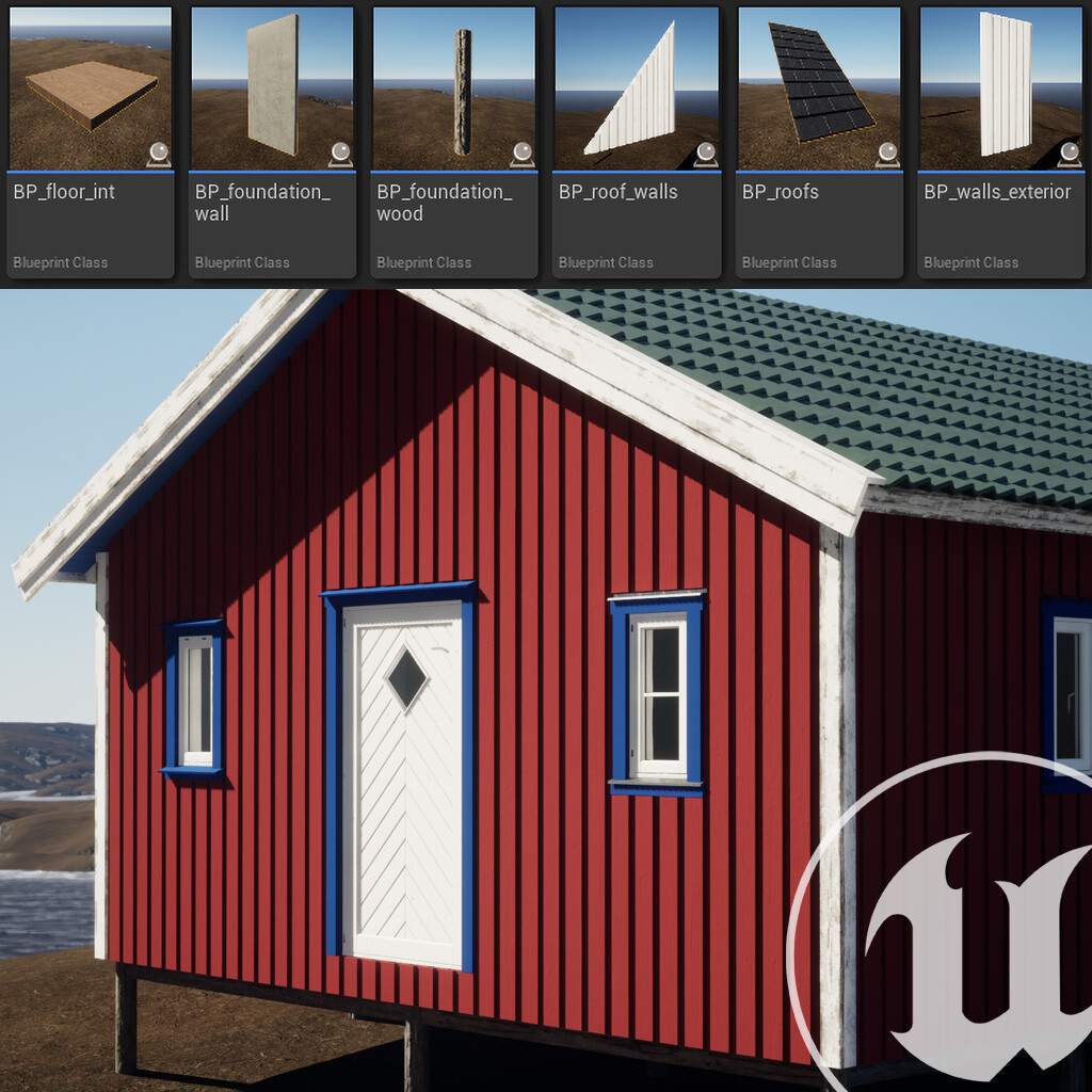 ArtStation - Blueprint Setup for Modular Houses