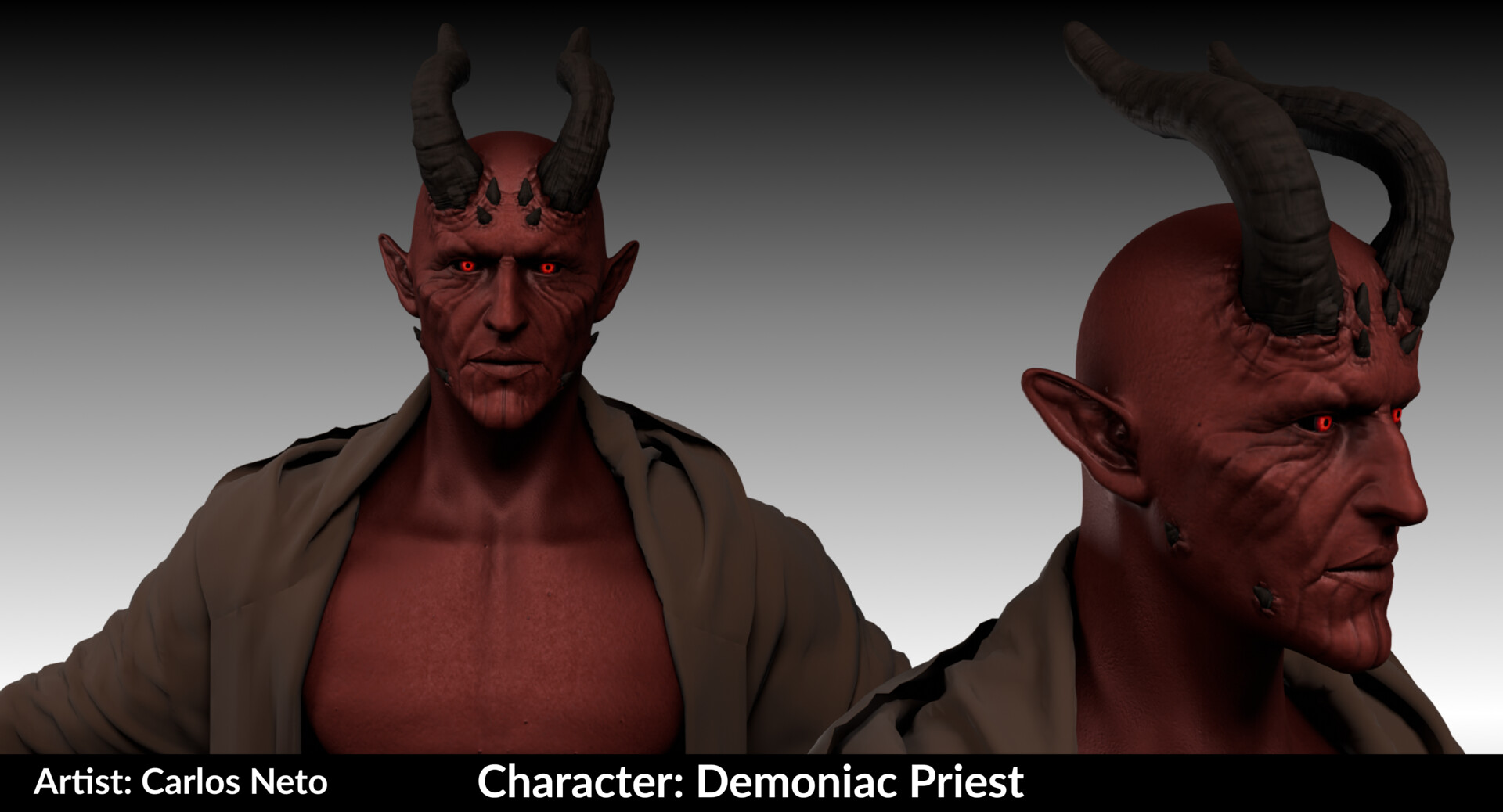ArtStation - RPG Character: Demoniac Priest