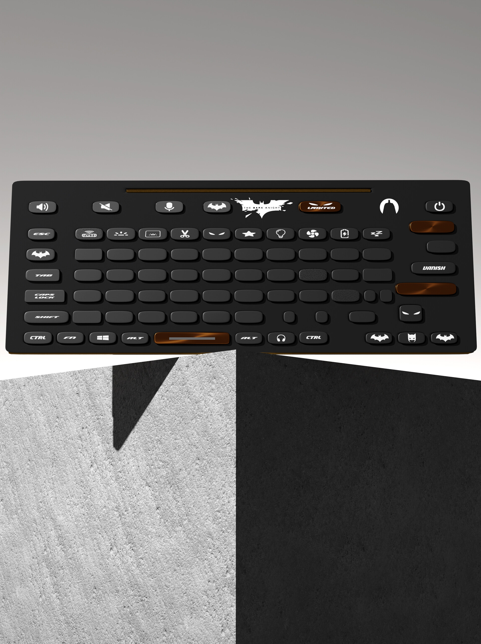 ArtStation - Dark Knight's Keyboard