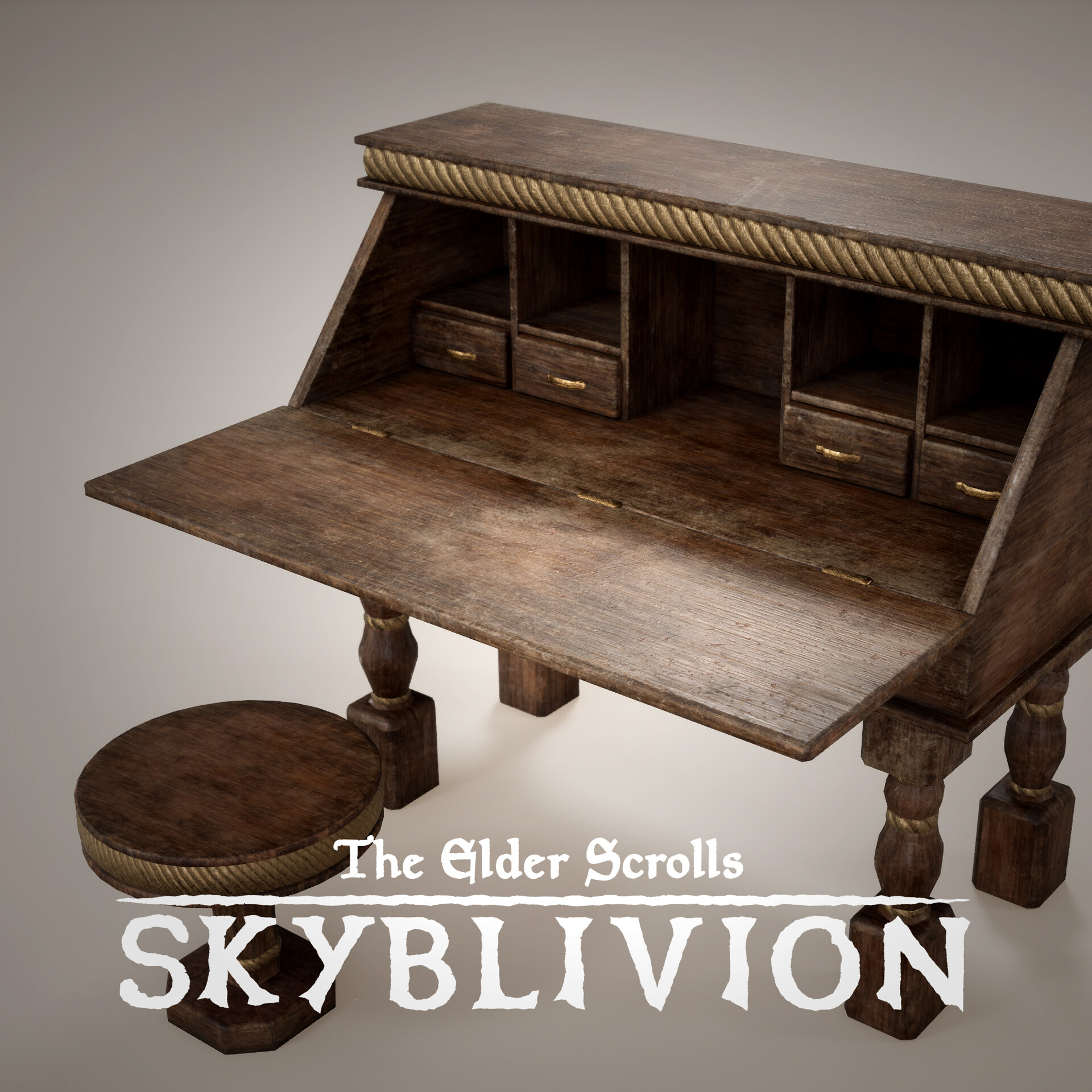 ArtStation - Skyblivion - Upperclass Furniture Set