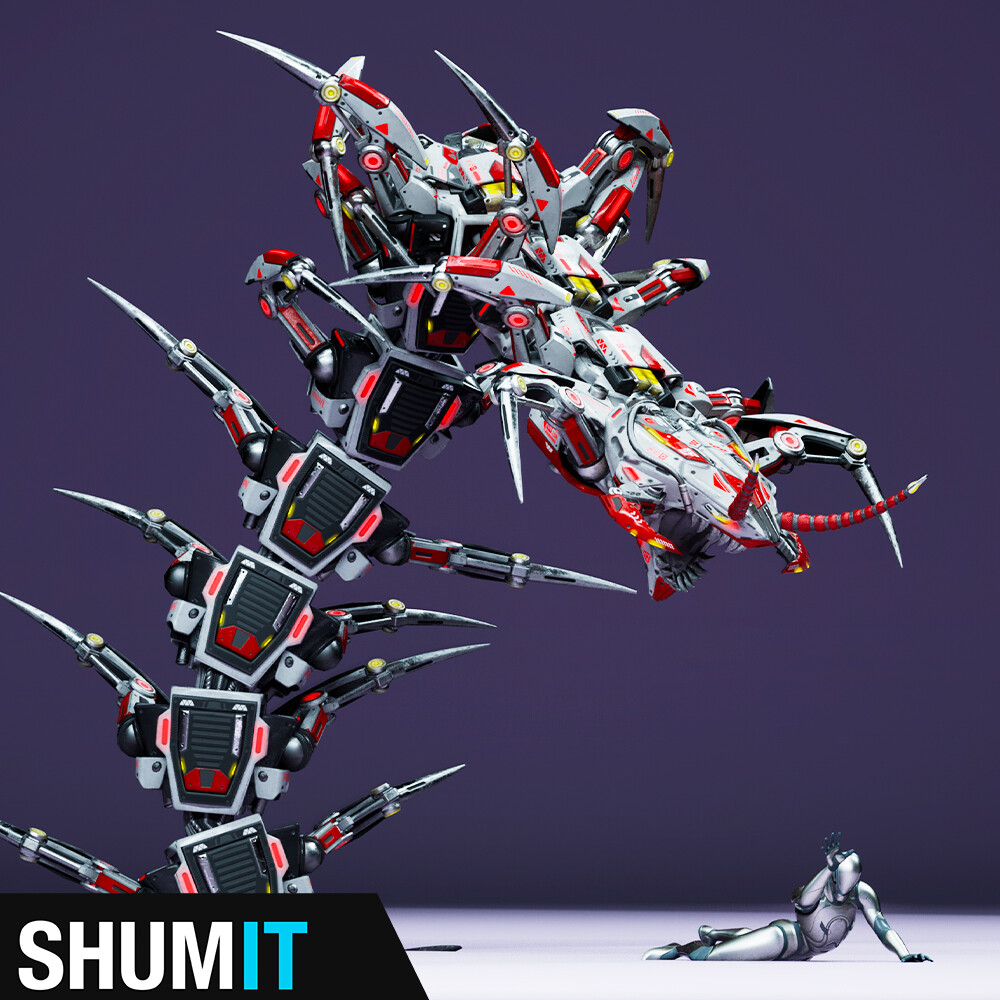 ArtStation - Sci-Fi Insect Scolopendra