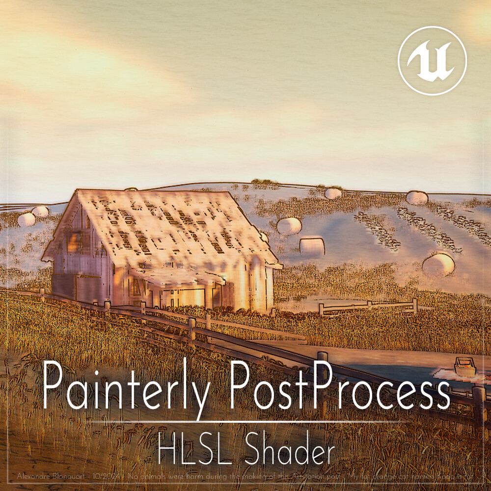 ArtStation - Stylized filter - UE5 Post Process