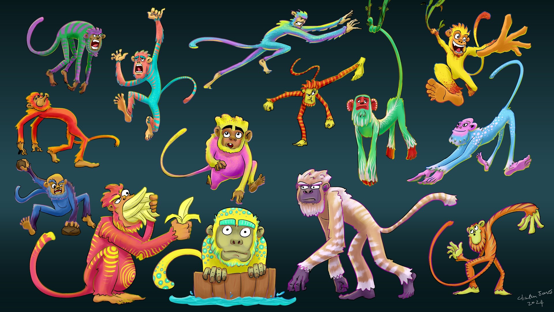 ArtStation - Monkey character exploration