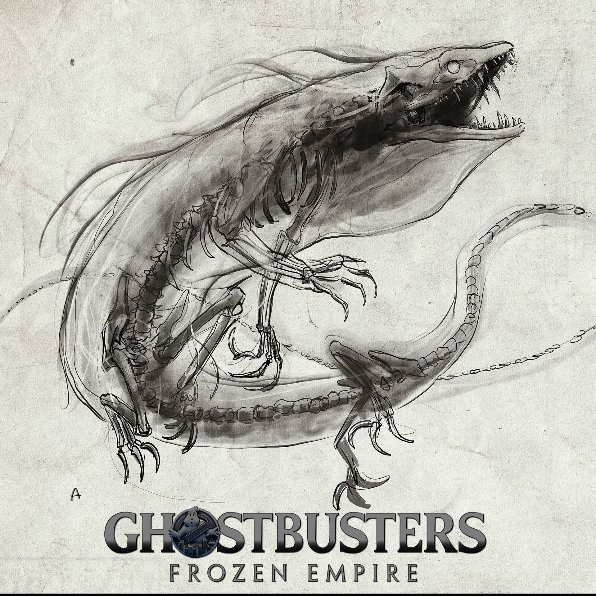 ArtStation - Ghostbusters: Frozen Empire - Sewer Dragon