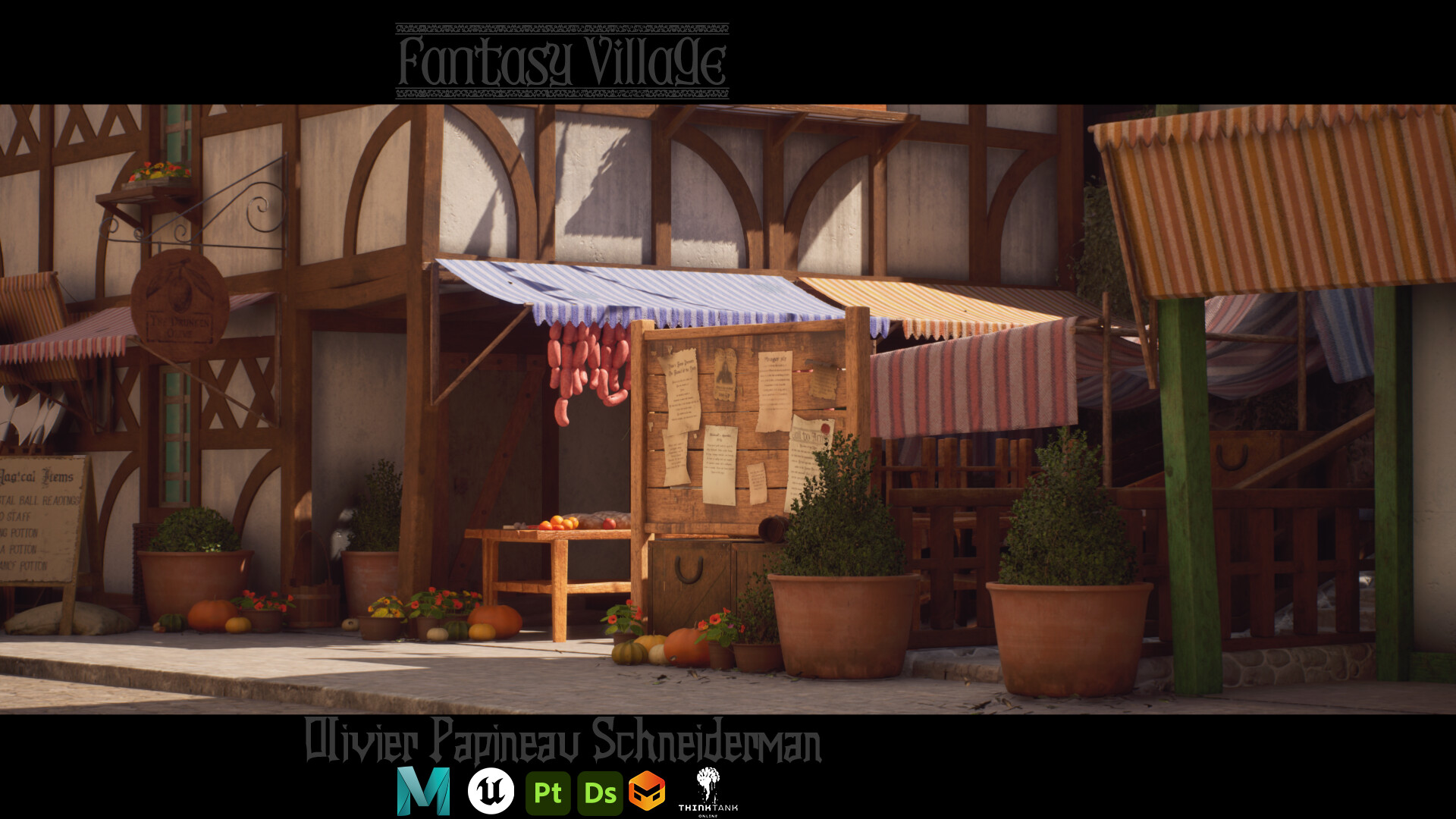 ArtStation - Fantasy Village