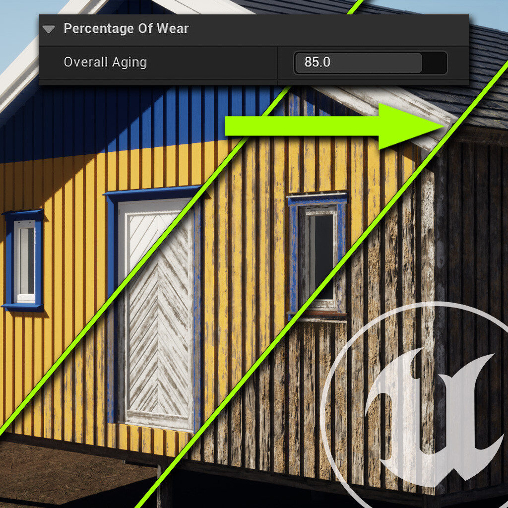 ArtStation - Aging Material & Blueprint Setup