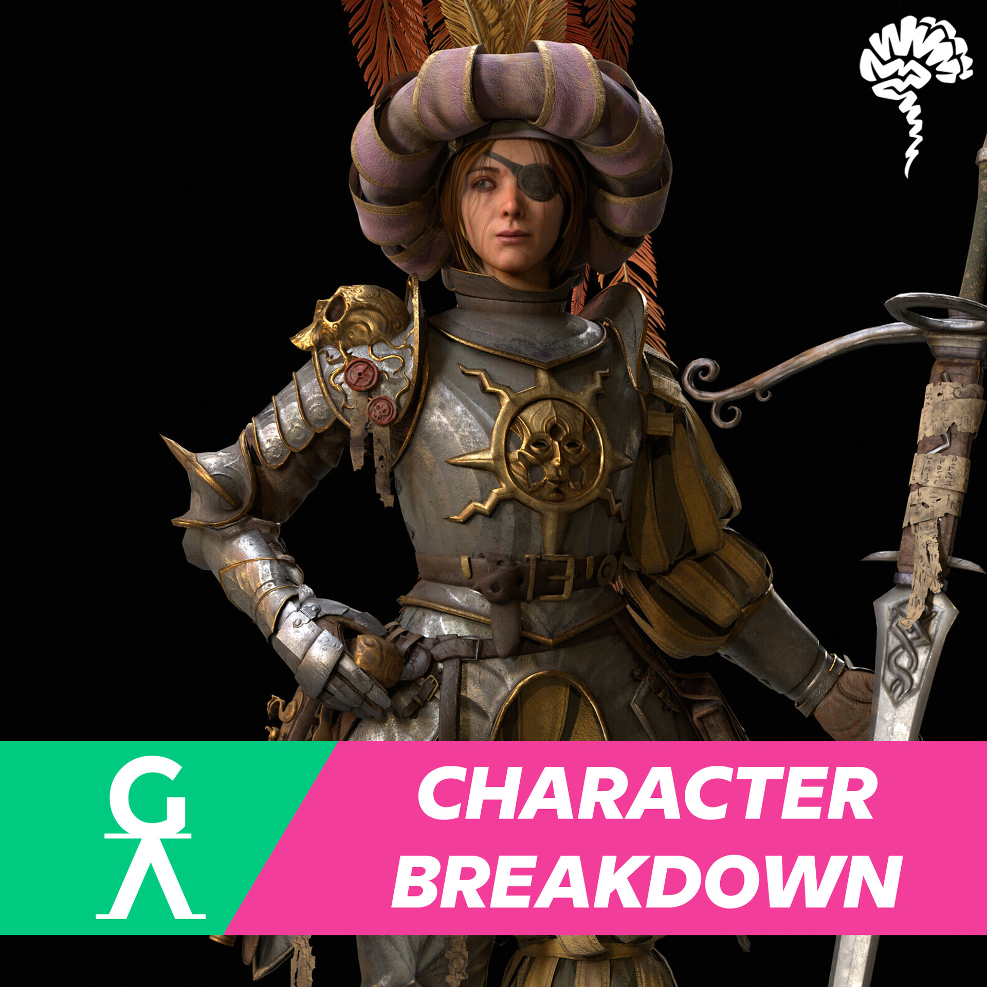 ArtStation - Landsknecht Magda - Character Breakdown - Emilio Marchan