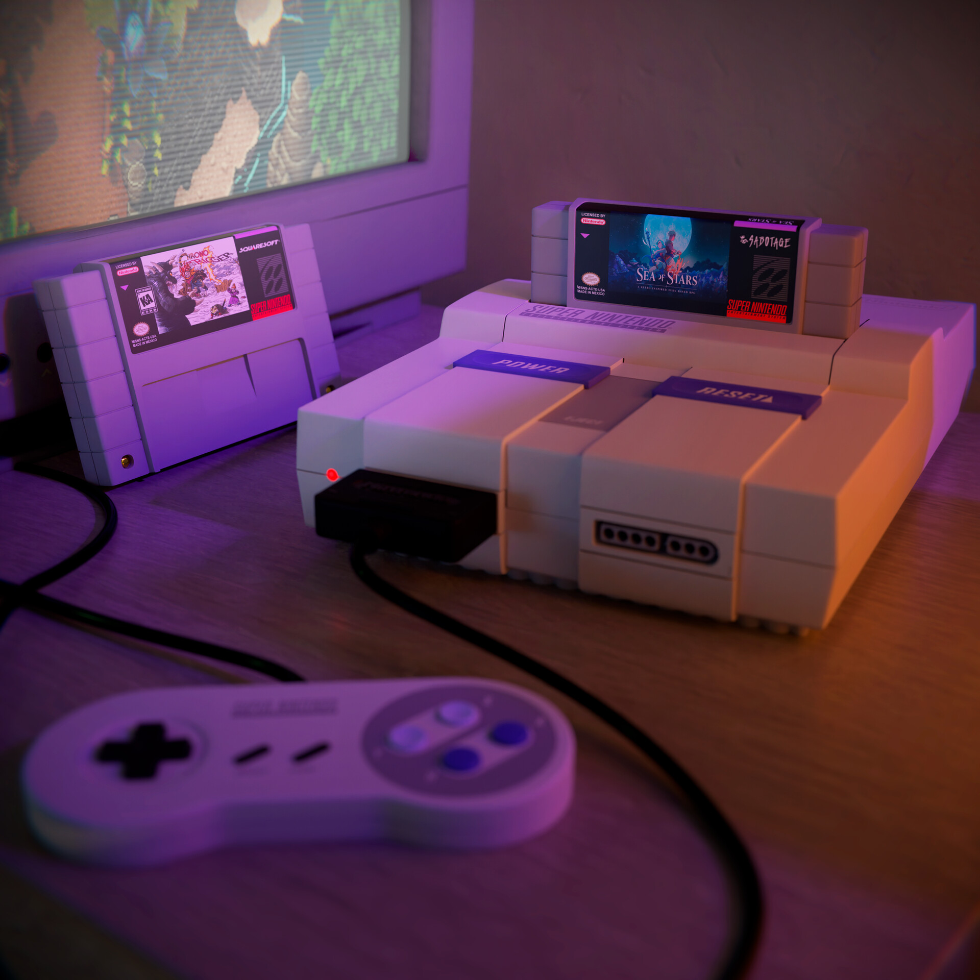 ArtStation - SEA OF STARS SNES CONSOLE