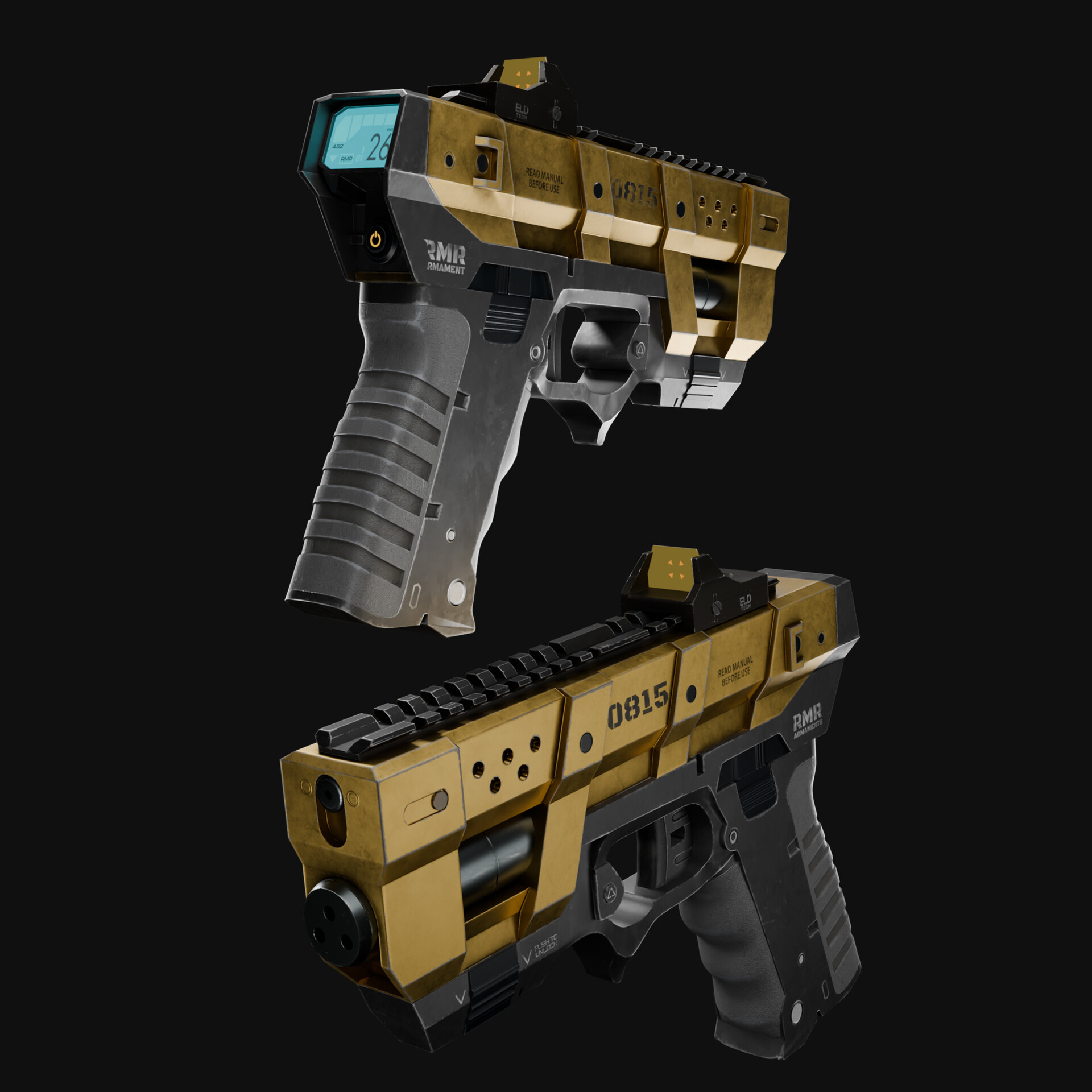 ArtStation - Meta Pulse Pistol