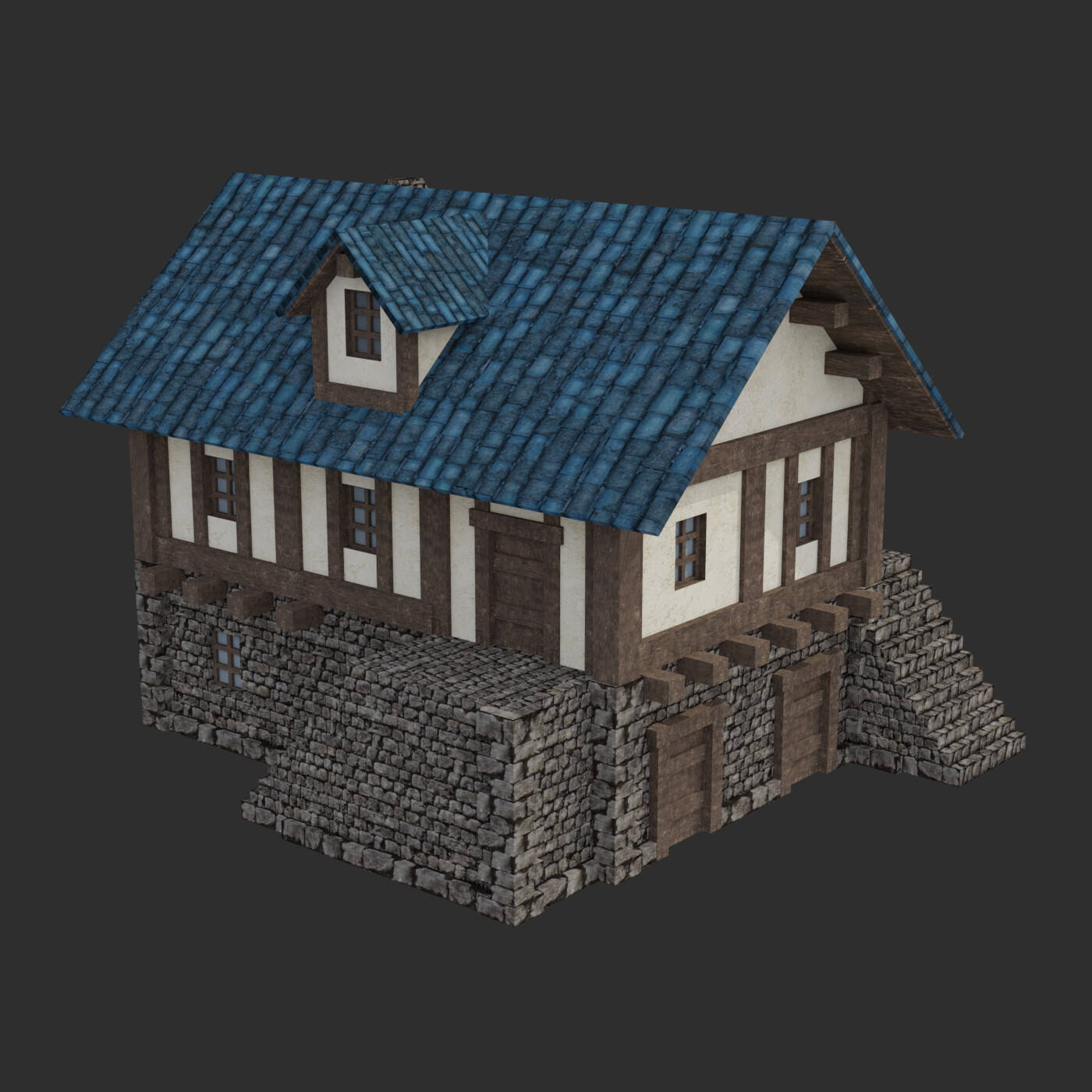 ArtStation - Medieval Building Modular Kit