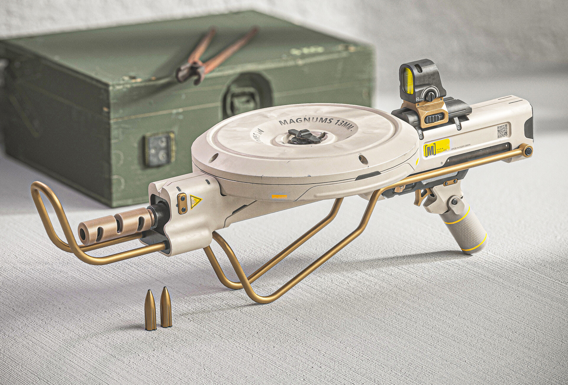 ArtStation - Futuristic Mini LMG PBR